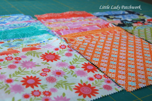 Little Lady Patchwork: MIX & MINGLE {A SCRAPPY PRECUT QUILT TUTORIAL}