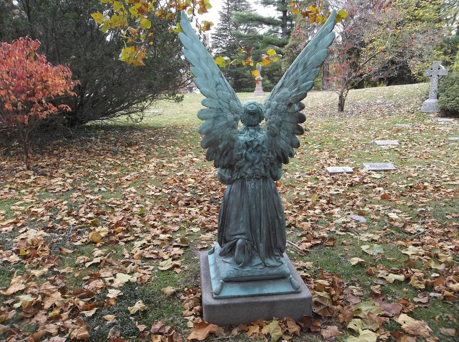 Travels of a Hobgoblin Taphophile: The Emory Angel - Spring Grove Cemetery