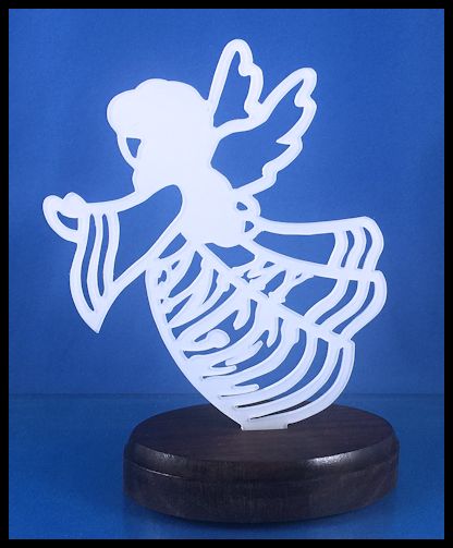Scrollsaw Workshop: Acrylic Angel Scroll Saw Pattern.