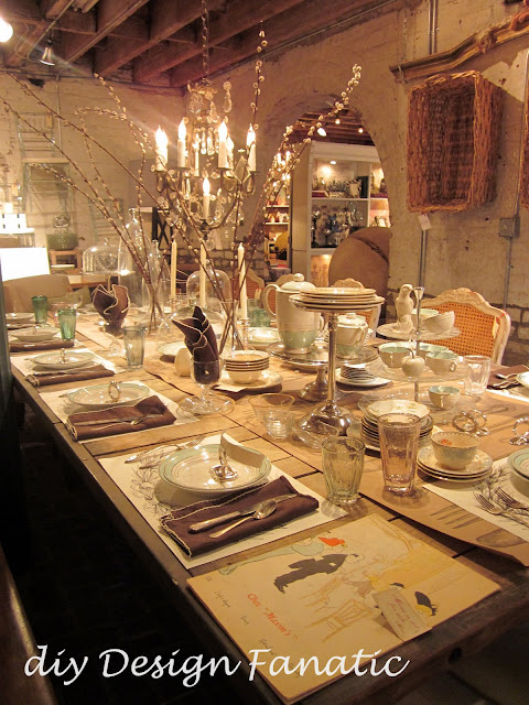 diy Design Fanatic: Paris Market Tablescape
