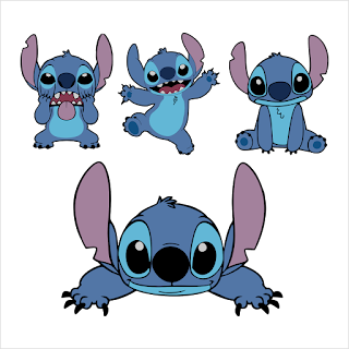 Stitch Cartoon Logo vector (.cdr) Free Download - BlogoVector