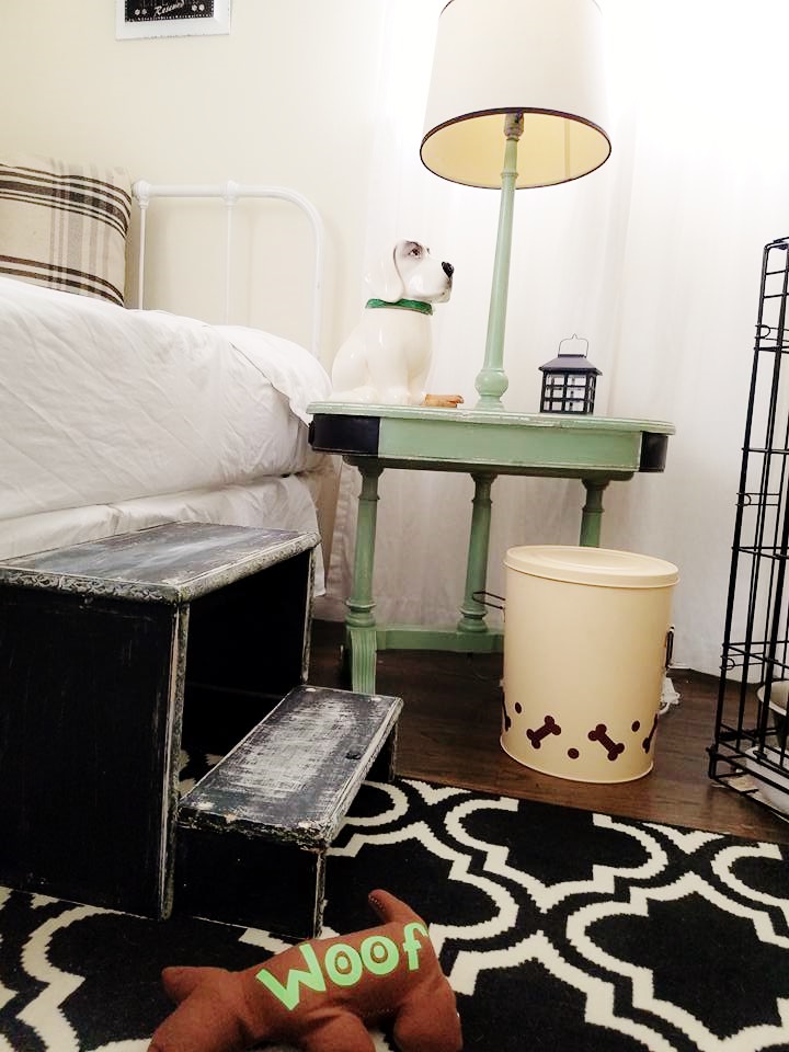 The Quaint Sanctuary: { DIY Farmhouse Style Dog Lounge Makeover REVEAL! }