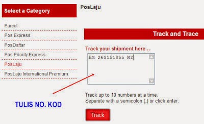 POSLAJU TRACKING AND TRACK SERVICE
