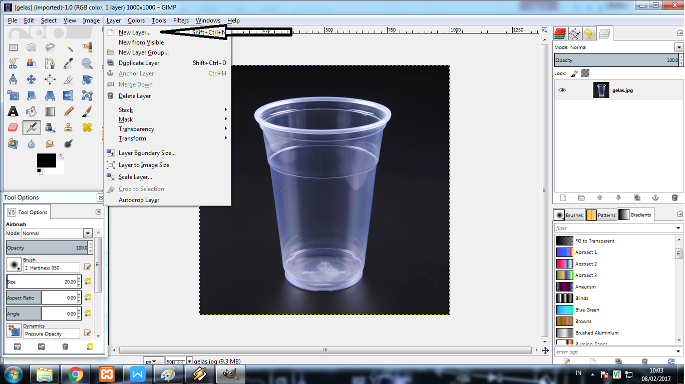 TUTORIAL MEMBUAT LABEL PADA OBJEK MENGGUNAKAN GIMP ~ Broadband Learning ...