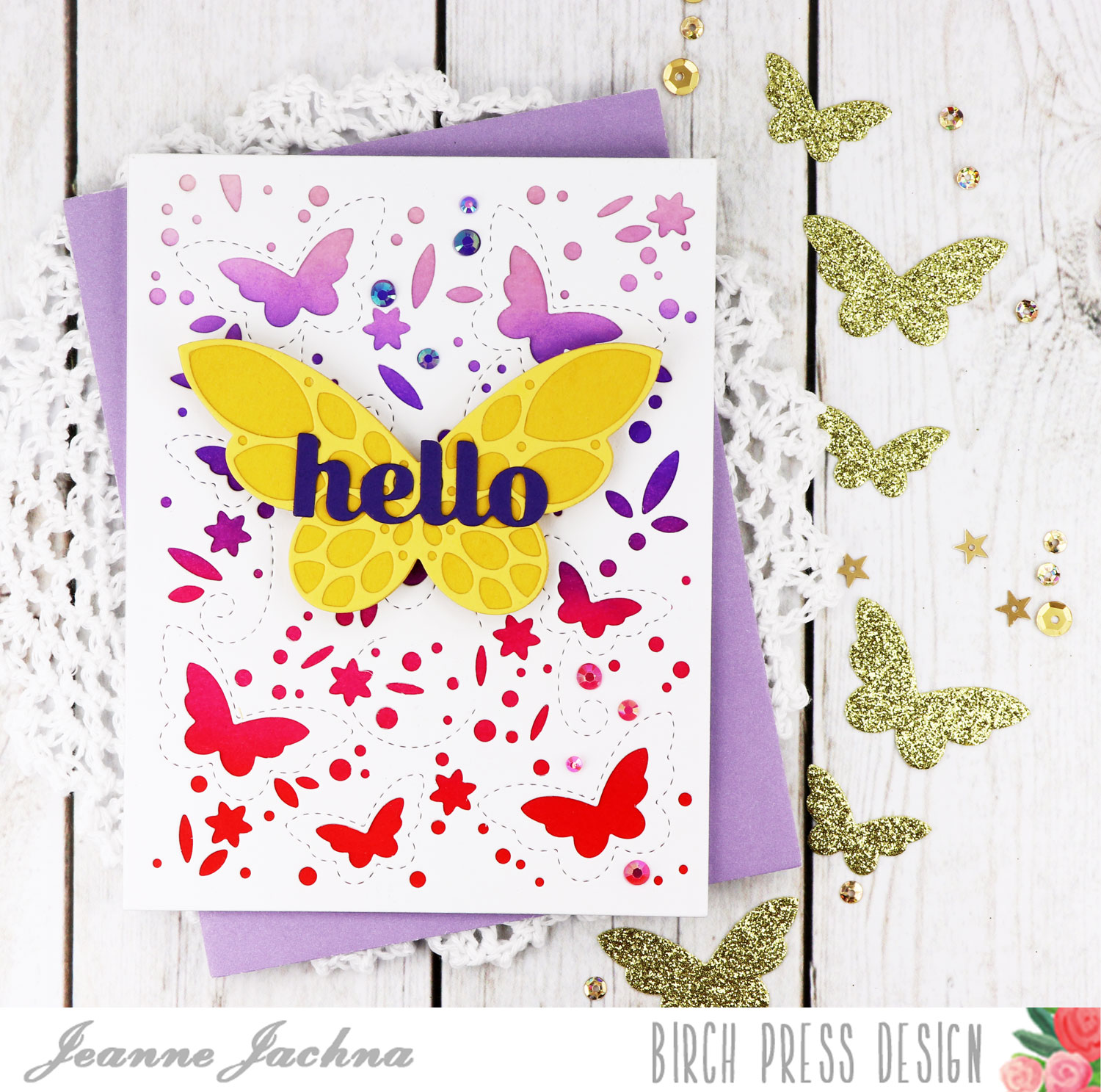 A Kept Life: Birch Press Design - Butterfly Hello