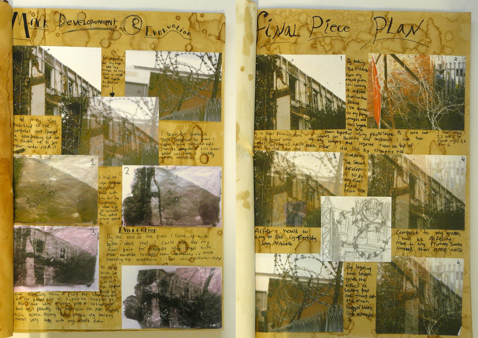 ArtHive: Example Fine Art Project: Unit 1 (AS coursework)