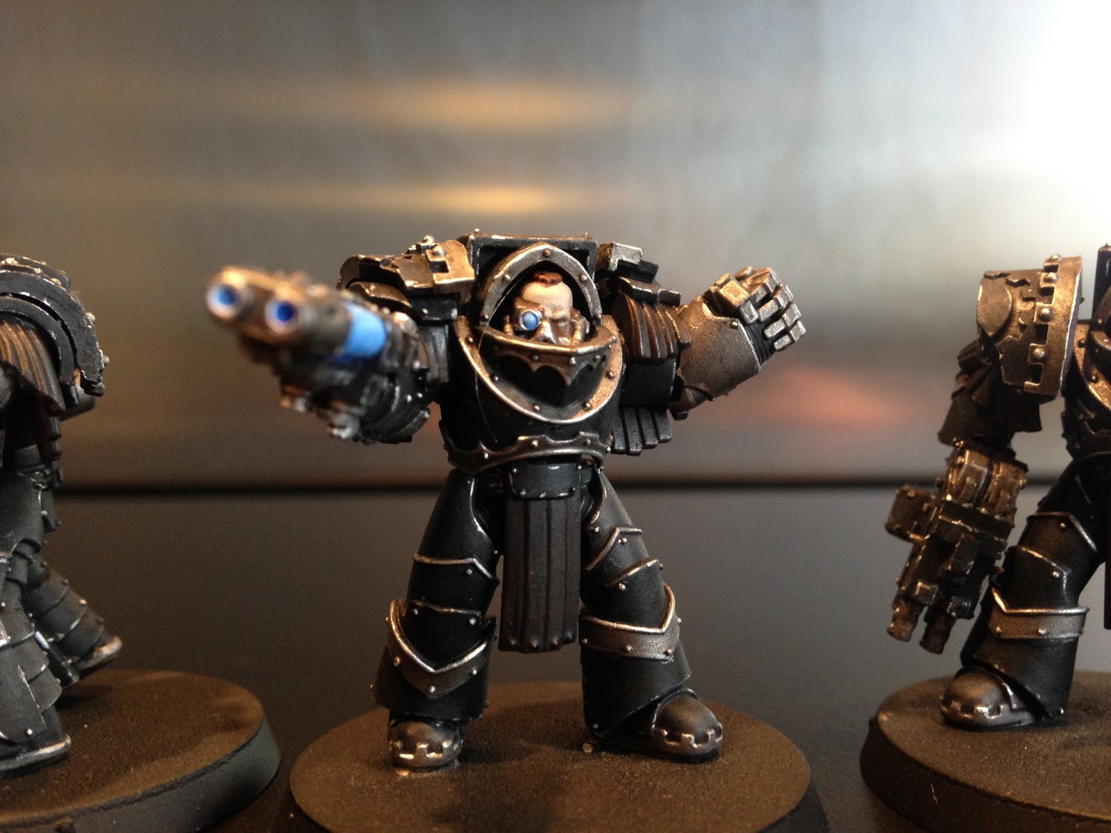 Battle Bunnies: Pre-Heresy Iron Hands: Cataphractii Terminators WIP