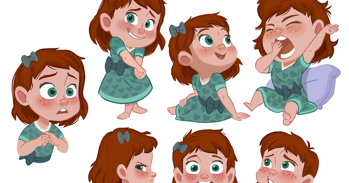 Learning drawing principles: girl