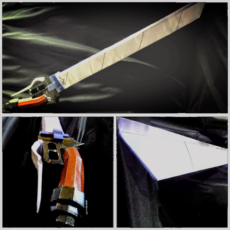 Attack on titan Blade Papercraft Template - PAPEROX FREE PAPERCRAFT