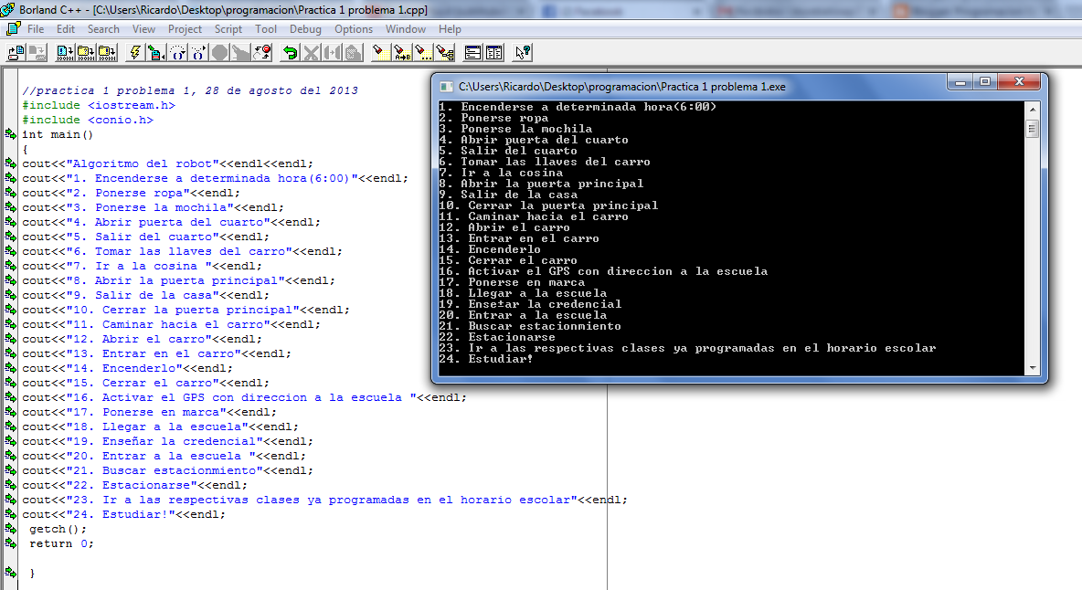 Programacion Estructurada: agosto 2013