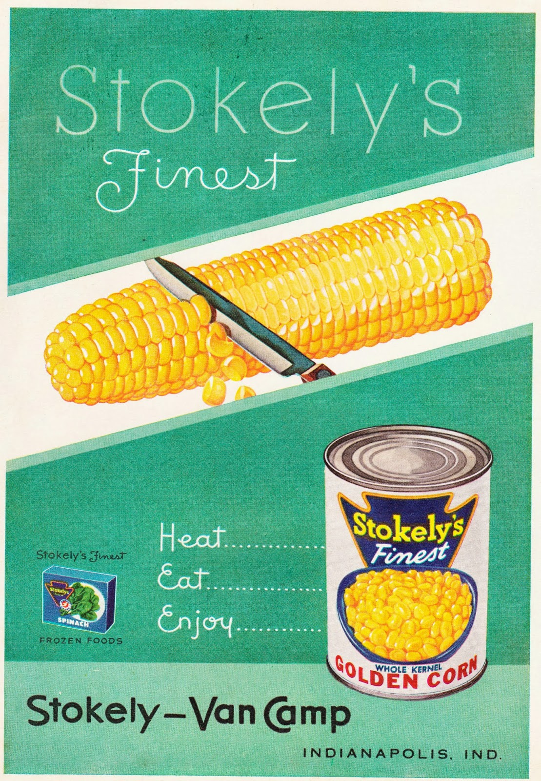 Papergreat: Far-Out Vintage Advertisement #1: Stokely's Finest Golden Corn