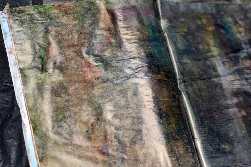 Creating Beautiful Papers with a Cleaning Solvent