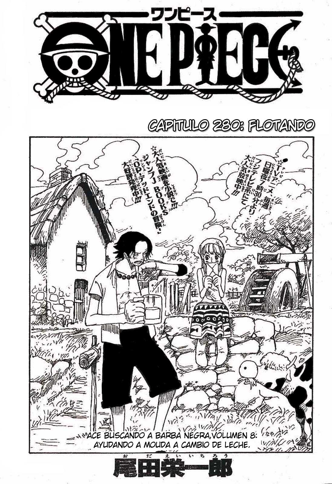 One Piece Manga Capitulo 280. Emergencia ~ ParaisoGrandLine