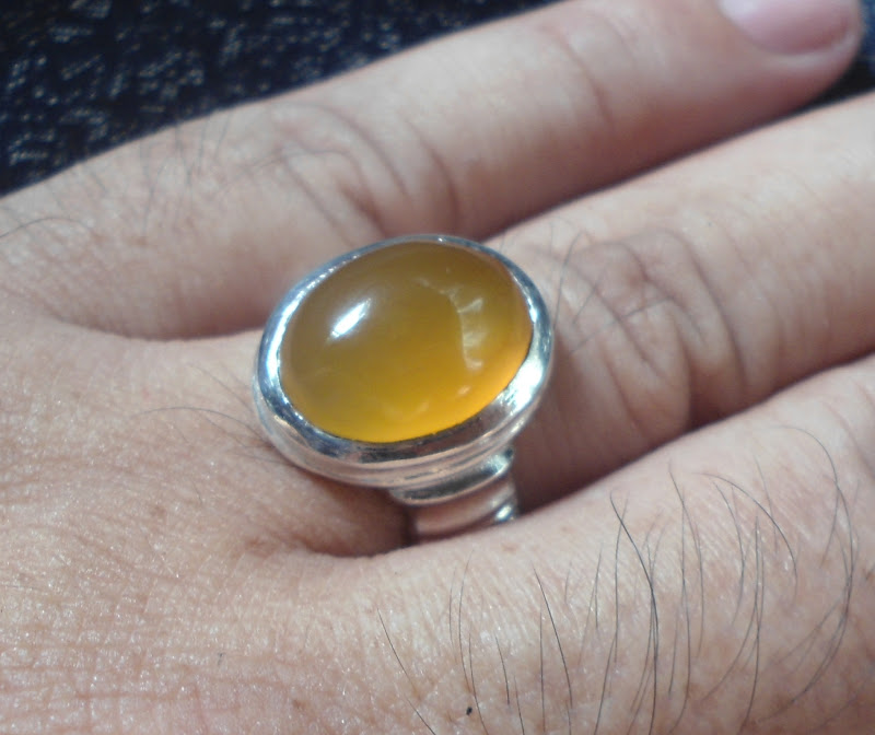 JAUHARI PERMATA: CINCIN AKIK YAMAN KUNING 7