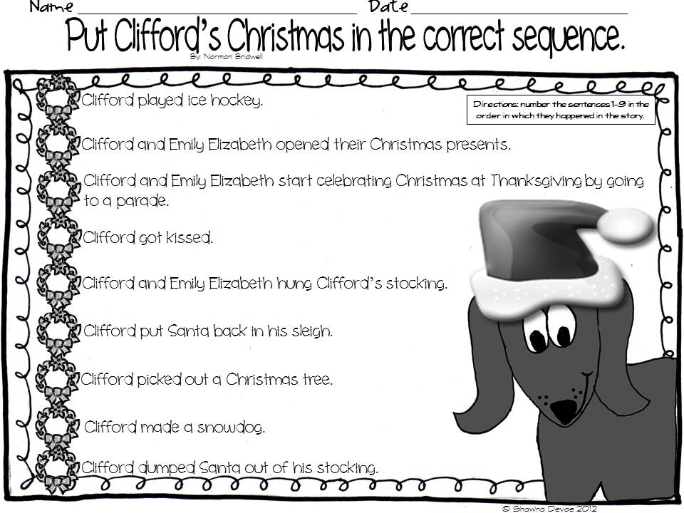 Clifford's Christmas by Norman Bridwell - Teaching Ideas | The Picture ...