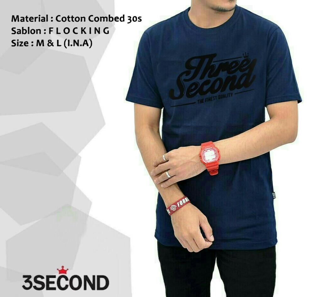 Kaos Distro 3 Second Bandung: Galeri Kaos 3Second Februari 2018