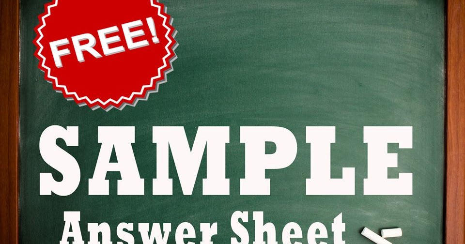 PRC Sample Answer Sheet for Licensure Examination for Teachers