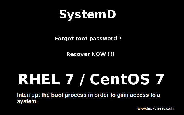 RHEL 7 And Centos7 Root Password Recovery Procedure Hack The Sec rhel-7-and-centos7-root-password-recovery-procedure-hack-the-sec