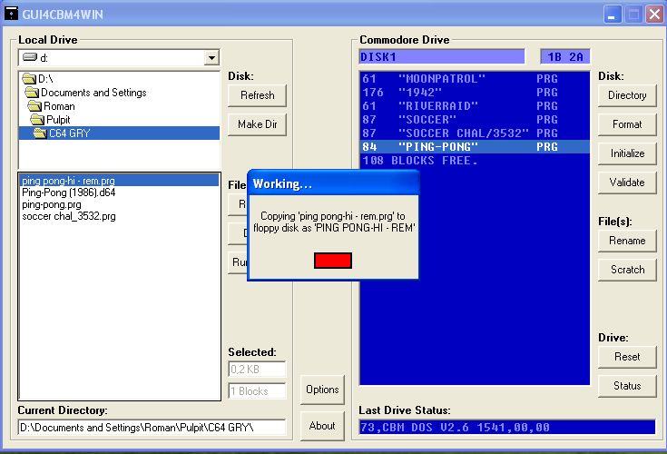Commodore 64 Personal Computer: Podłączenie stacji dysków 1541 II do ...