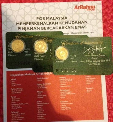 KerajaanEmas.Com: Ar-Rahnu @ POS Kota Kinabalu