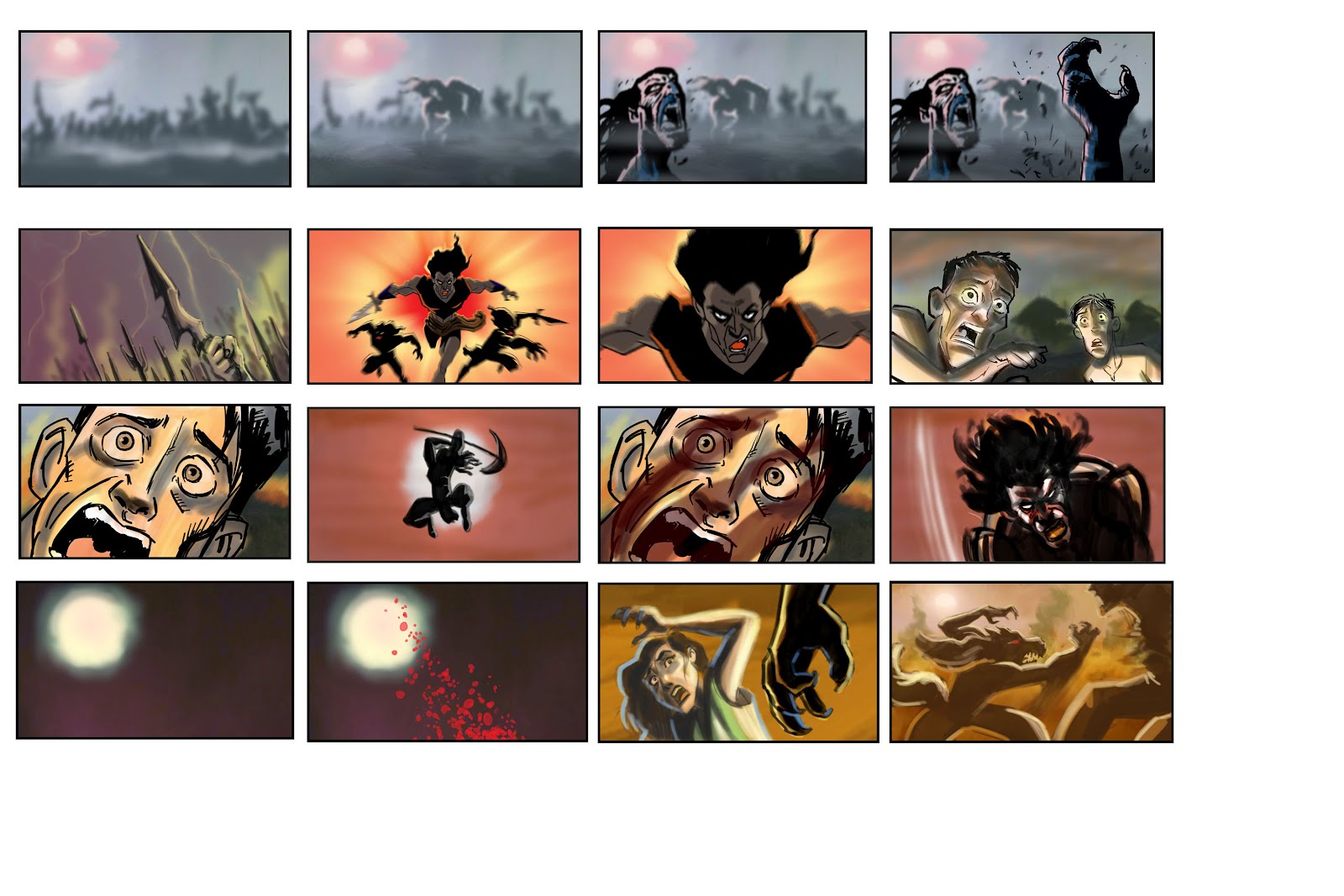 Storyboard Central: Various TV commercial and motion picture OBB ...