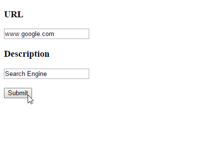 HTML, PHP URL registration and lising program Internet Programming ...