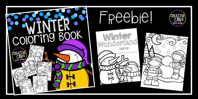 Blog Hoppin': Creative Clips Coloring Book Freebies and More!