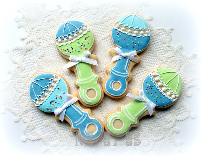 My little bakery 🌹: Baby boy shower cookies