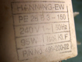 Freecycle BNE North: TAKEN: Washing Machine Pump. Hanning-EW P/N 499-200-22