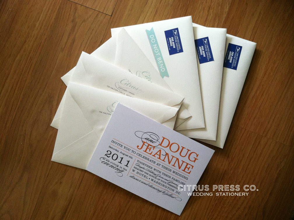 Customized Invitation Samples! | Citrus Press Co Invitations