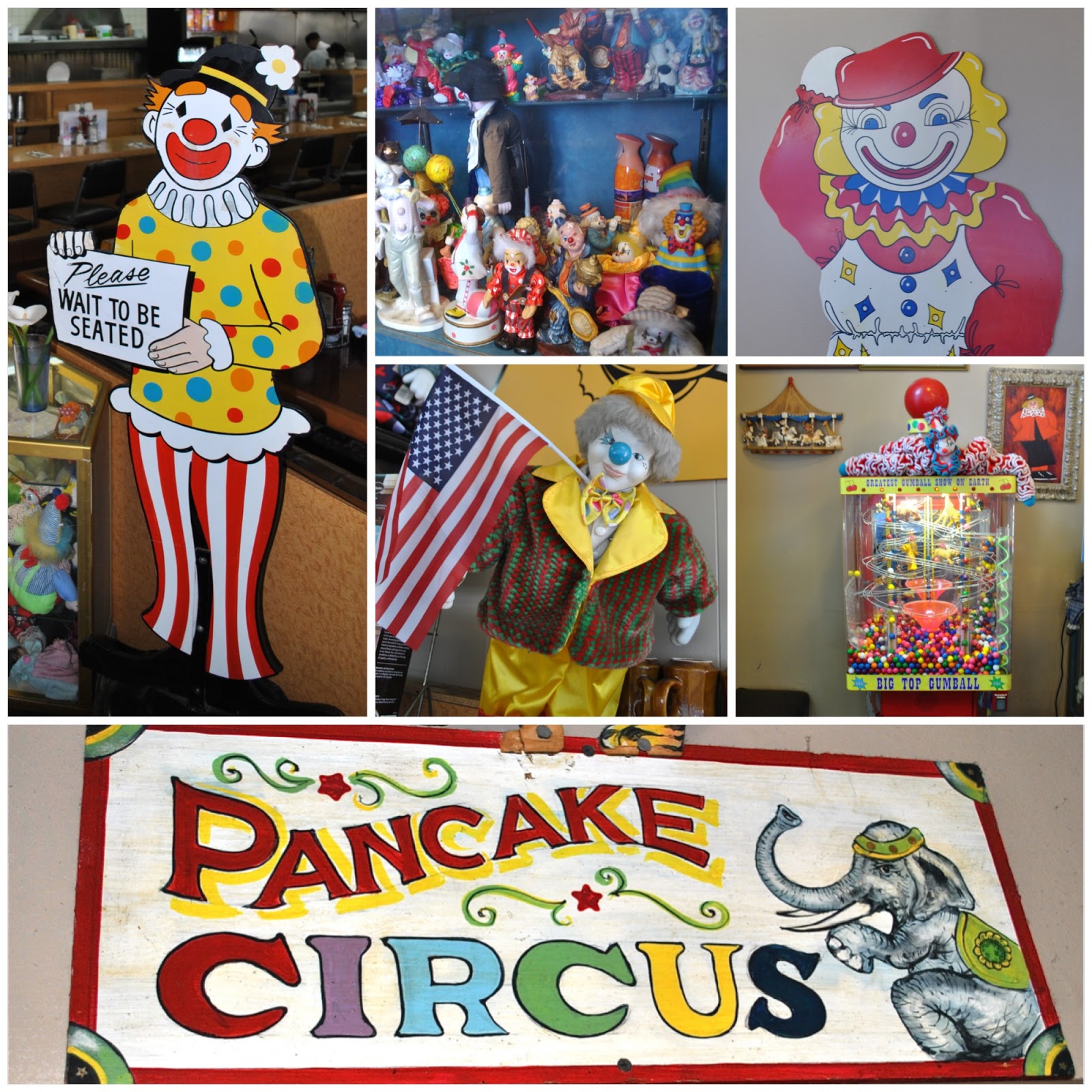 wacky tacky: Chow Time: Four Clowns at a PANCAKE CIRCUS!