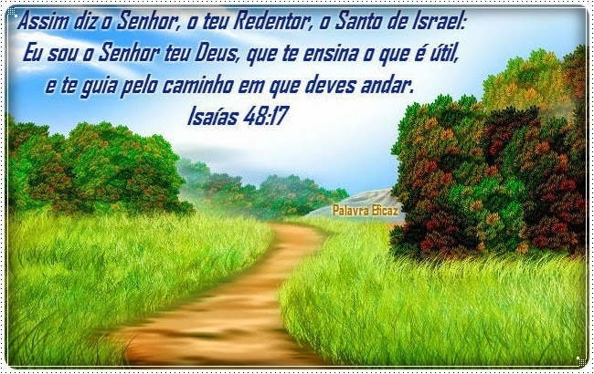 Palavra Eficaz : Ele te ensina-Isaías 48