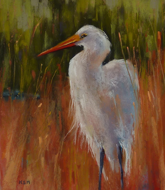 Painting My World: Great Egret Painting Step by Step Demo