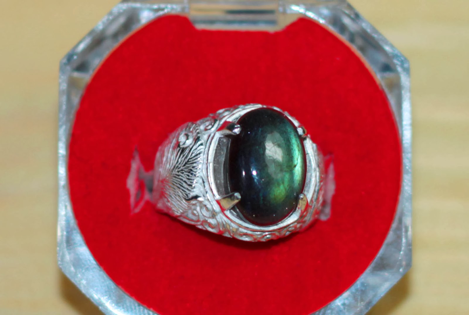 jual beli segala rupa: Batu Cincin Labradorite feldspar Ceylon 100% ...