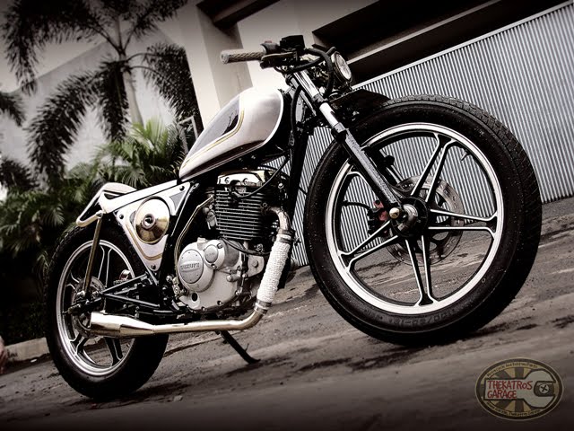 cafe racers: Thekatros Suzuki Thunder 125 Cafe Racer