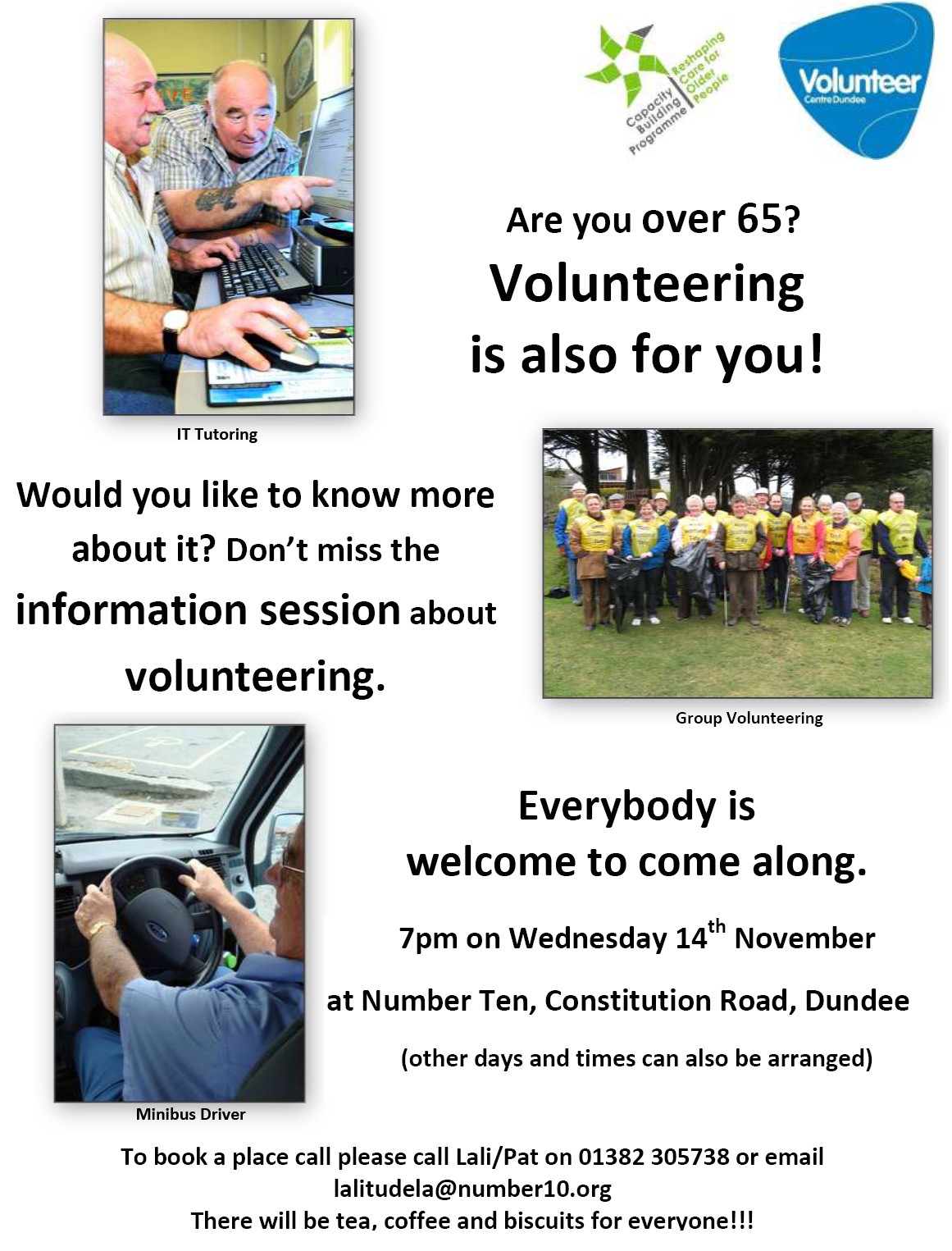 Volunteer Centre Dundee | Bailie Fraser Macpherson