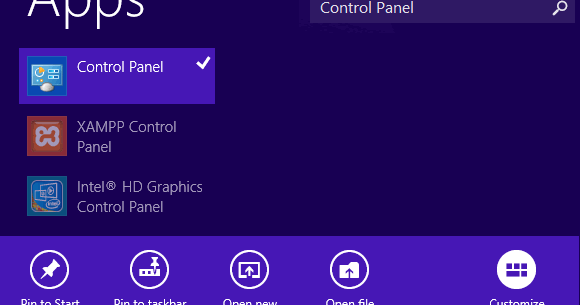 Aplikasi Control Panel pada Sistem Windows