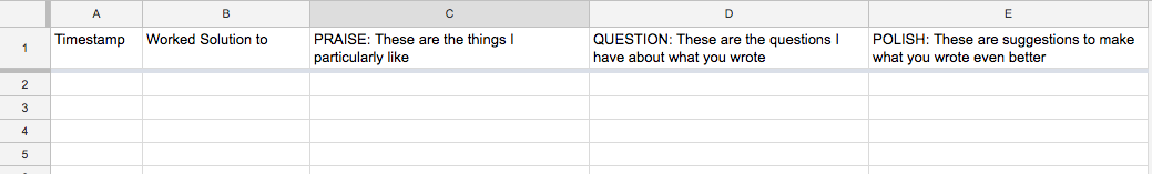 Learning Journey...: Feedback Strategy - Praise-Question-Polish (PQP)