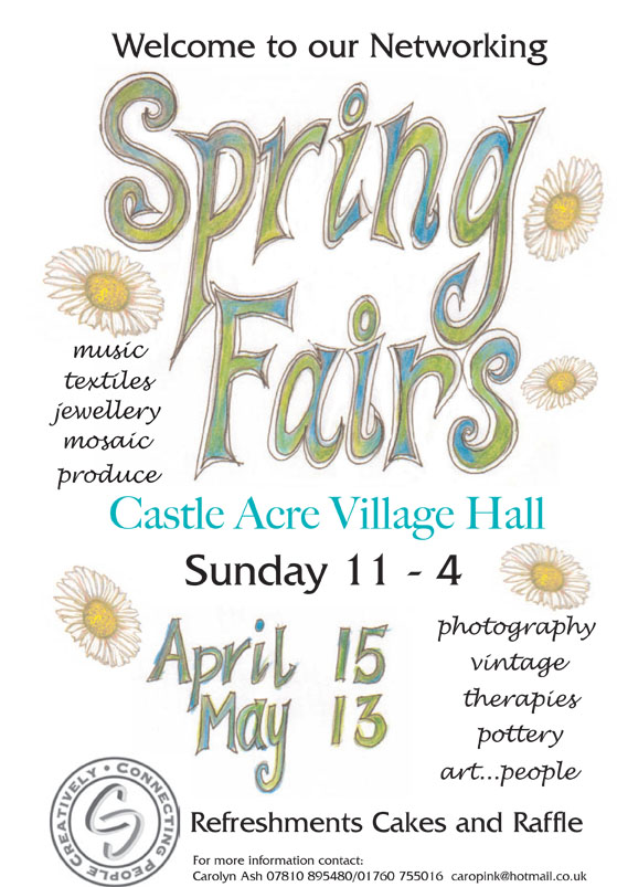 Andy Scordellis Art: ...Castle Acre spring fairs and summer fetes...