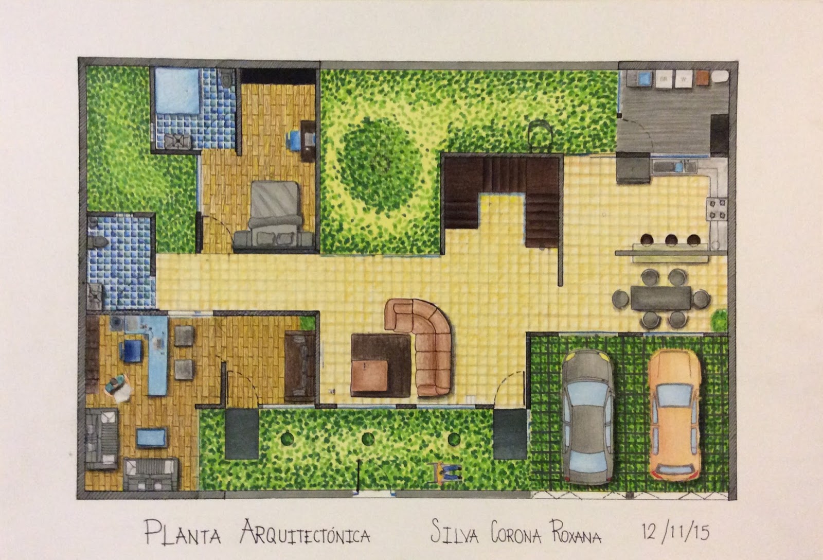 Arquitectos en Proceso: Planos Arquitectónicos a Color