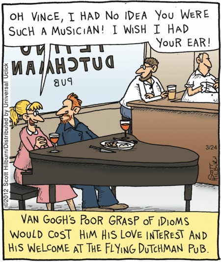 Art Room 104: Just a little Van Gogh humor for St. Patty's Day!