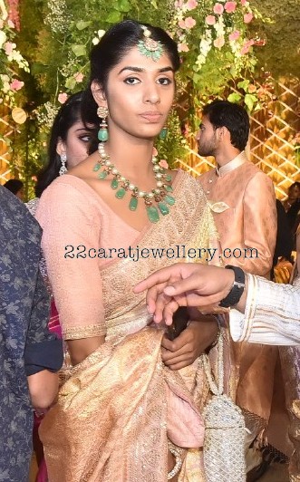 Celebrities at Anirudh Reddy's Wedding - Jewellery Designs