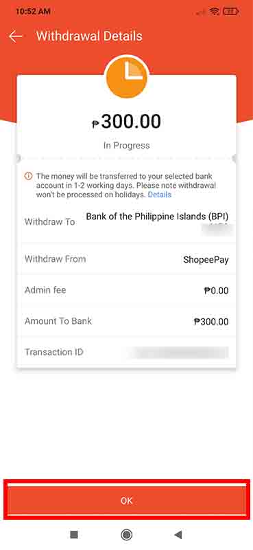 Step 5 - Enter your PIN or your Face/Touch ID