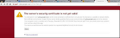 Mengatasi Masalah Invalid Security Certificate pada Browser | Adhit ...