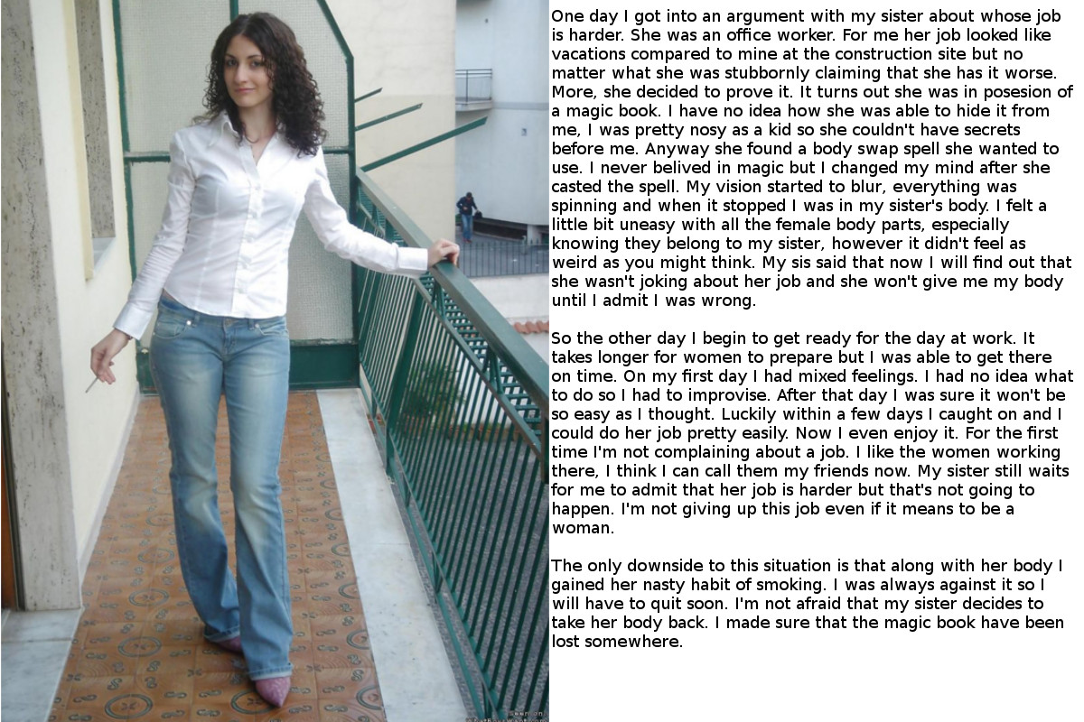 Marti's tg captions: Whose job is harder