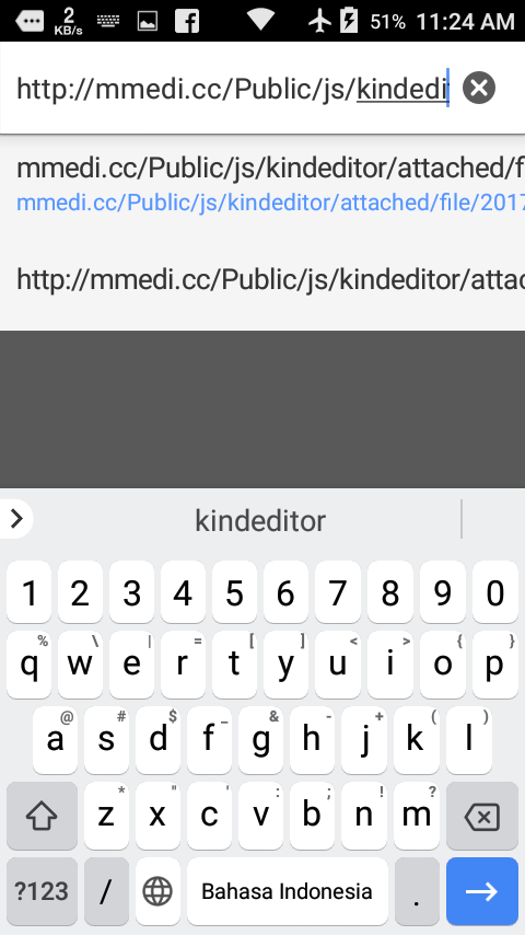 Cara deface metode kindeditor