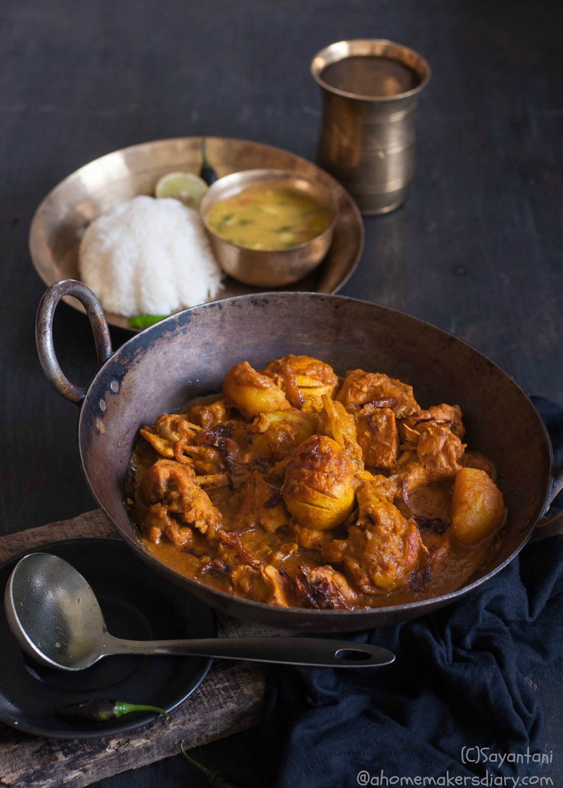 Dak Bangalow Chicken Curry - A Homemaker's Diary
