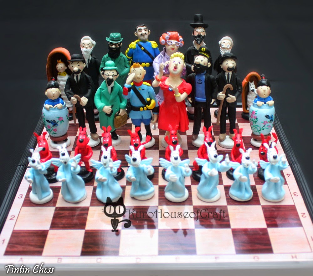 KuroHouse of Craft: Tintin Chess (Catur Tintin)
