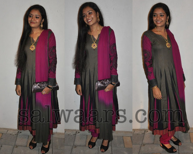 Suchitra in Full SLeeves Salwar kameez - Indian Dresses