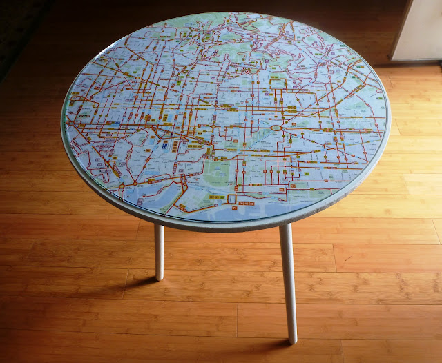 Blue-Green-Gold: Map Table